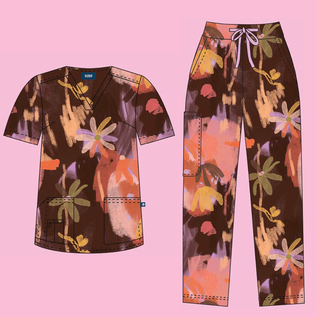 Aussie Printed Scrubs – Scrub Turkey