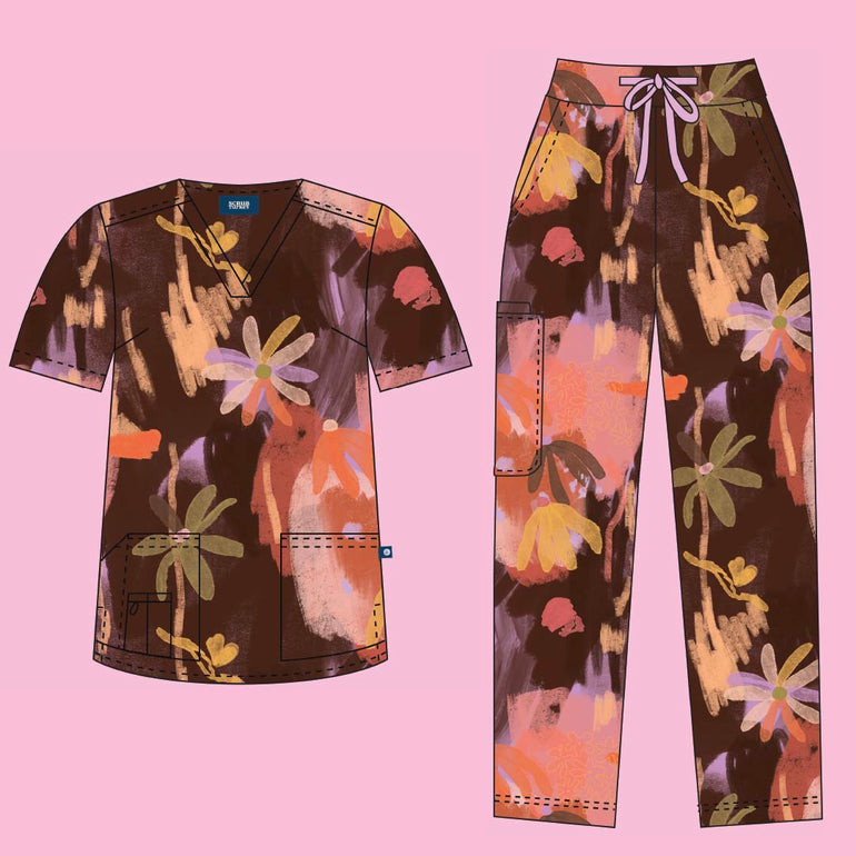 Aussie Printed Scrubs – Scrub Turkey