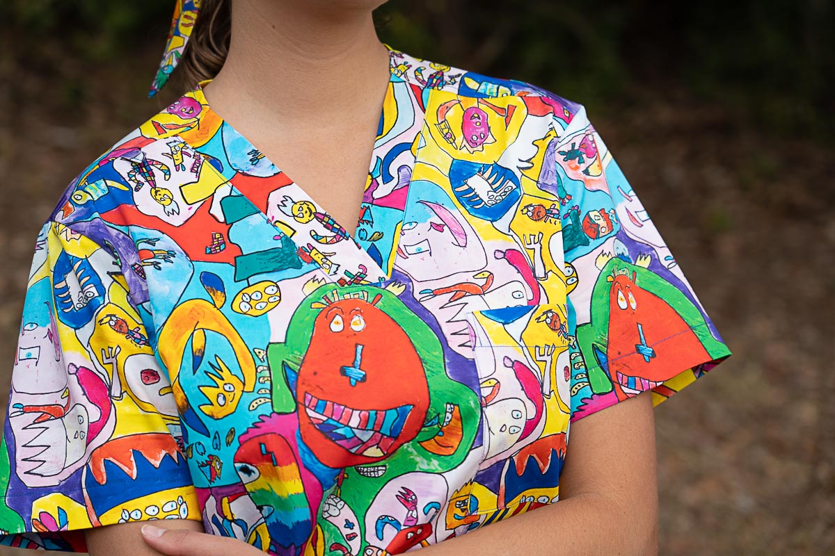 Aussie Printed Scrubs – Scrub Turkey