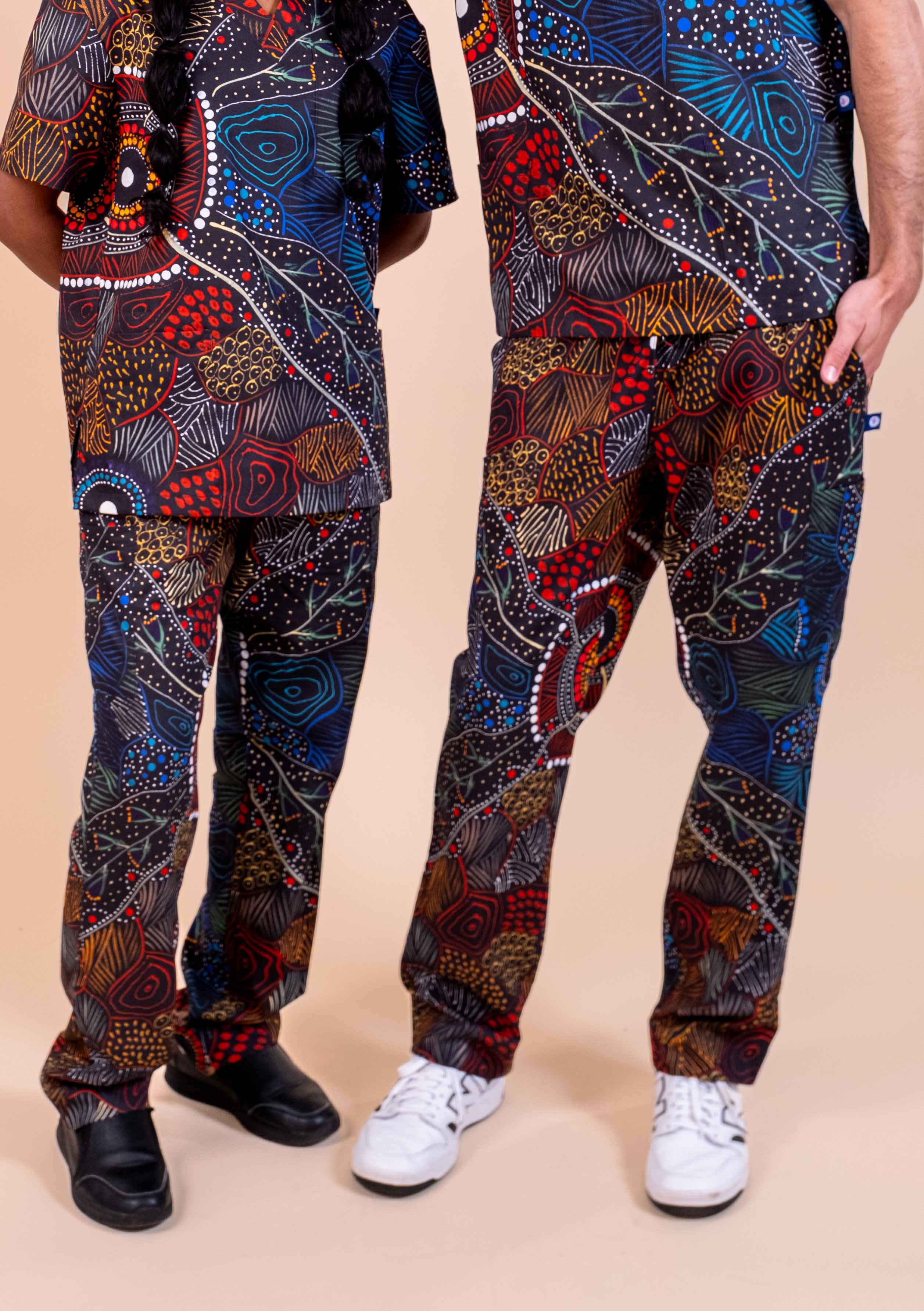 Wollumbin - Unisex Printed Scrub Pants – Scrub Turkey