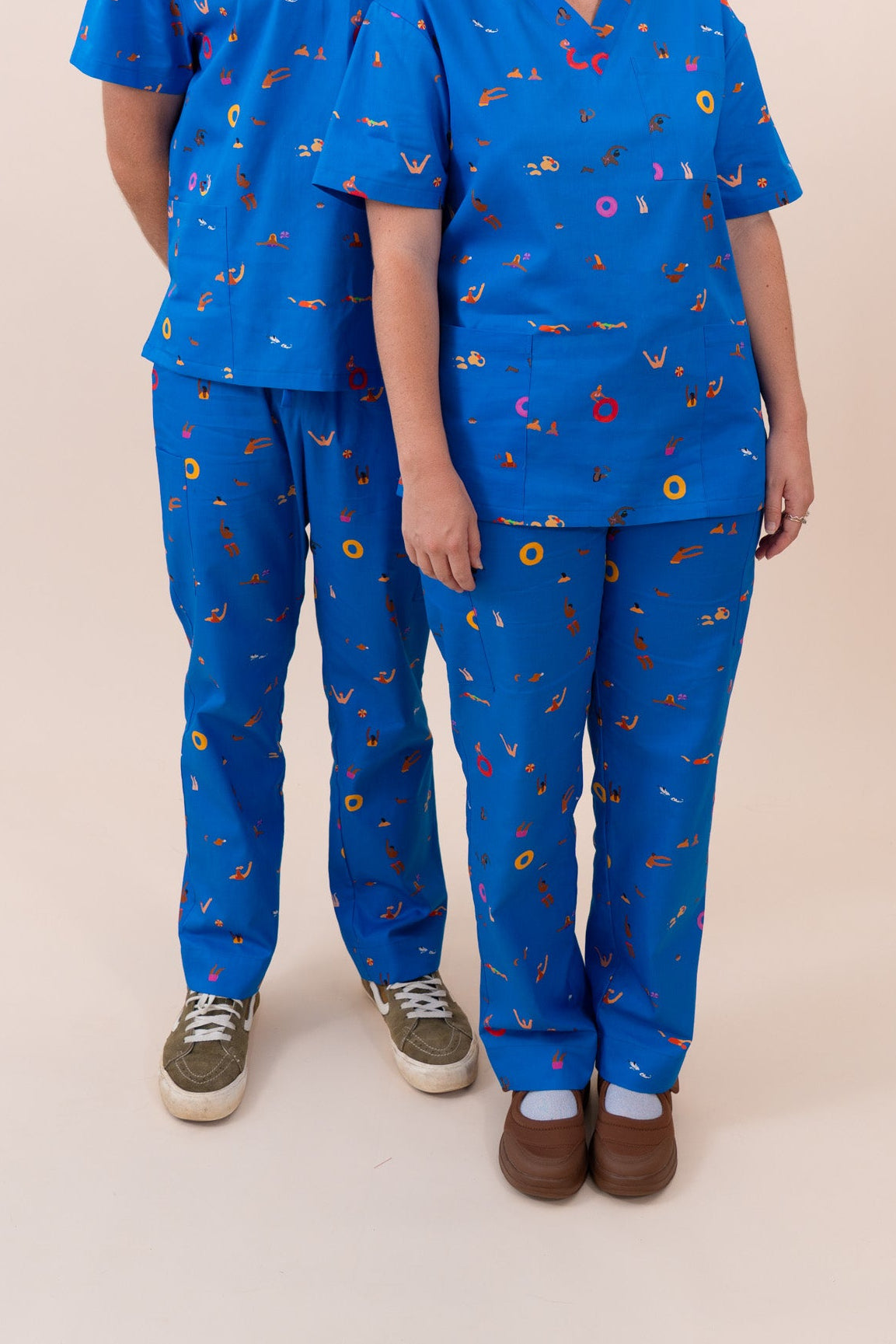 Summer Swims - Unisex Printed Scrub Pants – Scrub Turkey