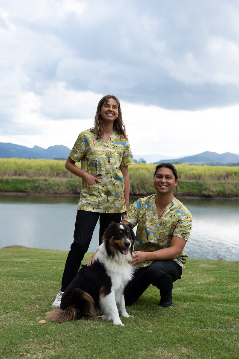 On The Farm - Unisex Printed Scrub Top – Scrub Turkey