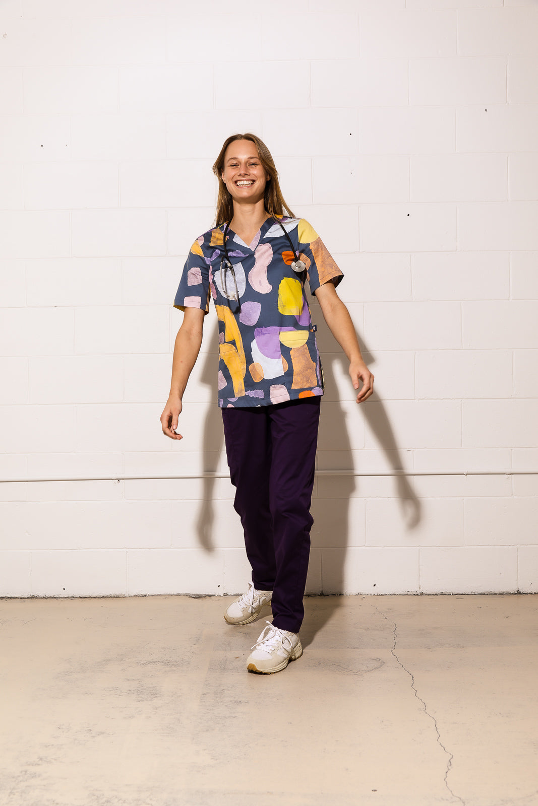 Landscape Printed Women's Scrub Top – Scrub Turkey