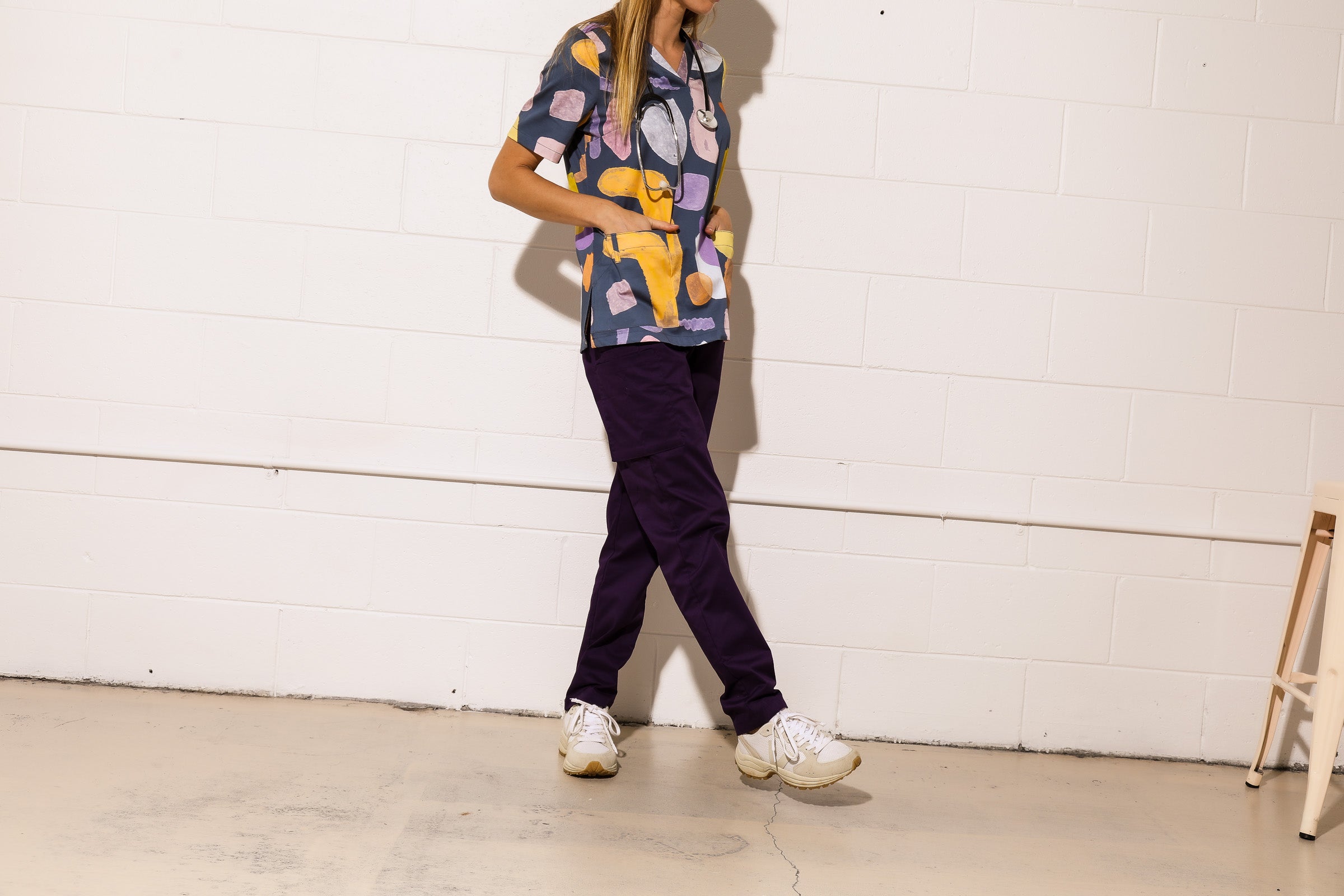 Landscape Printed Women's Scrub Top – Scrub Turkey